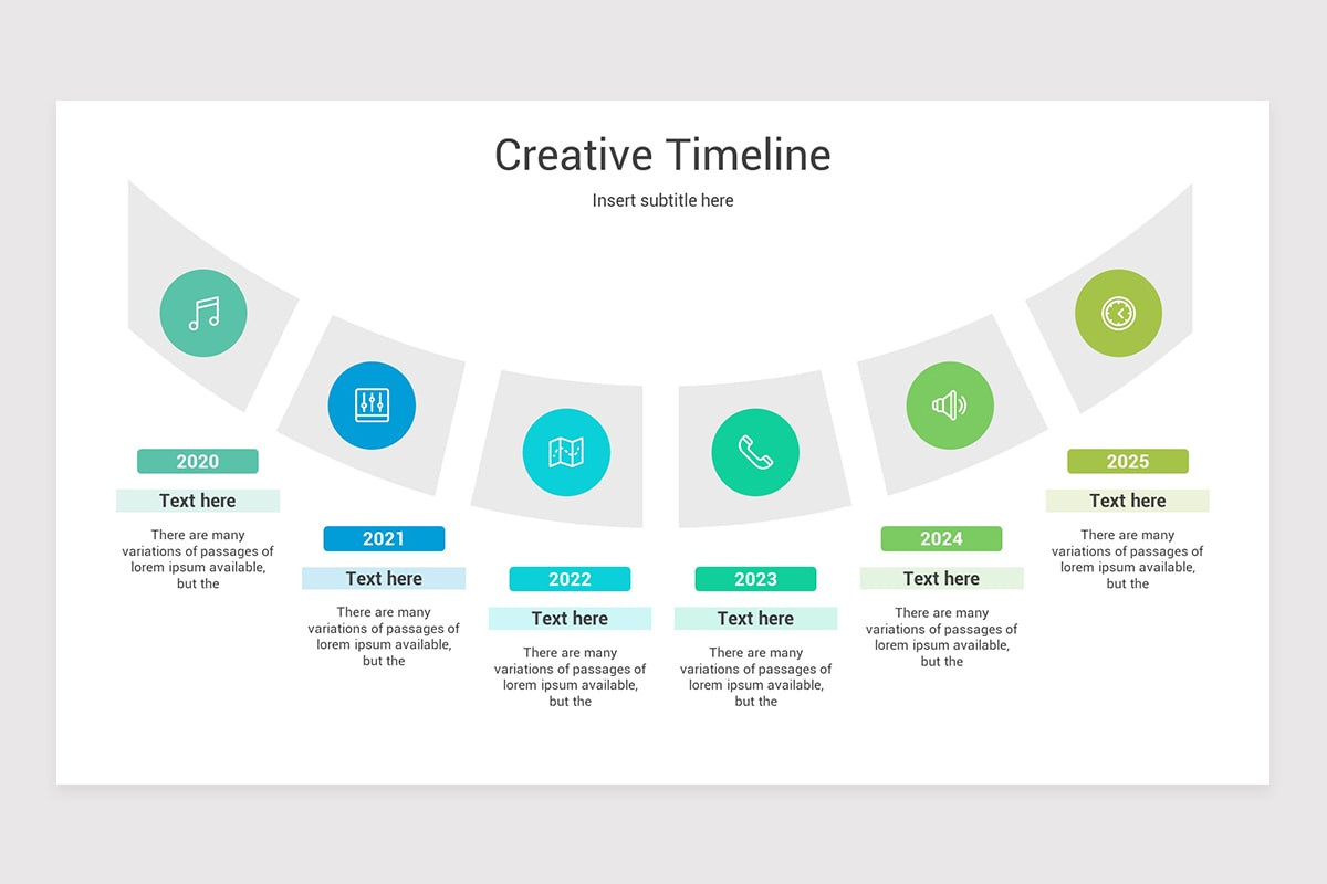 Creative Timeline Keynote Template | Nulivo Market