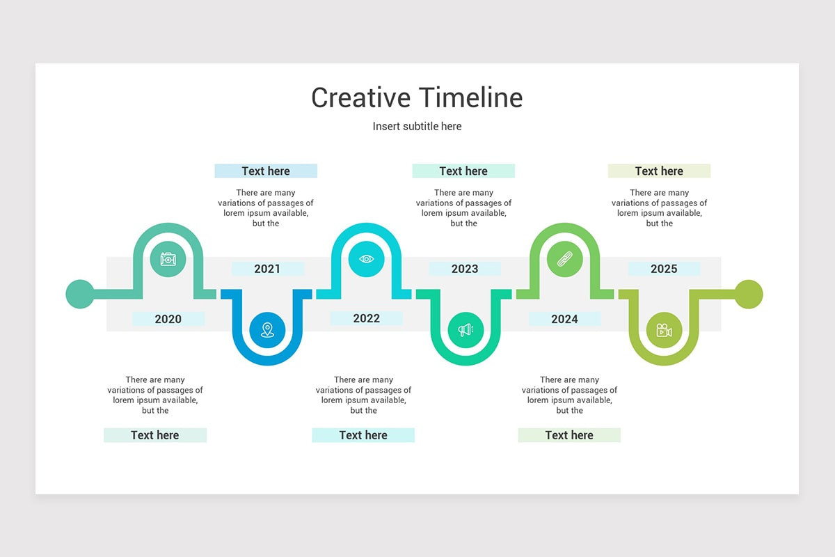 Creative Timeline Keynote Template | Nulivo Market