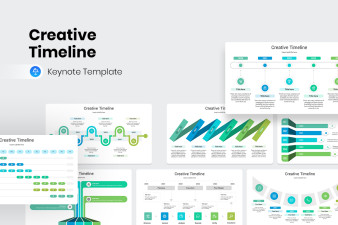 Creative Timeline Keynote Template | Nulivo Market