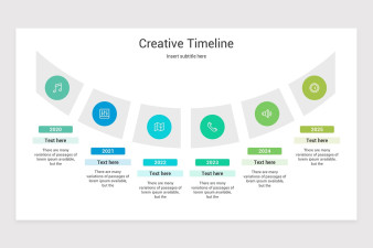 Creative Timeline Keynote Template | Nulivo Market