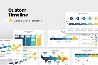 Custom Timeline Google Slide Template | Nulivo Market