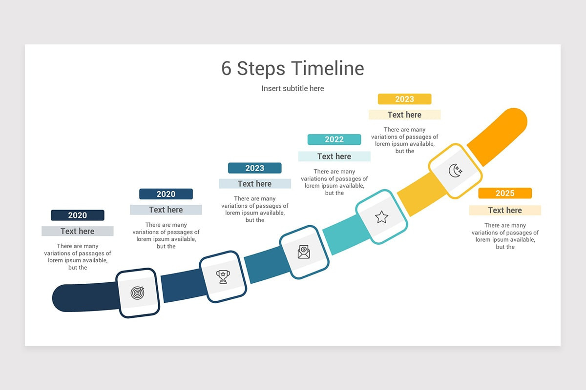 Custom Timeline PowerPoint Template | Nulivo Market