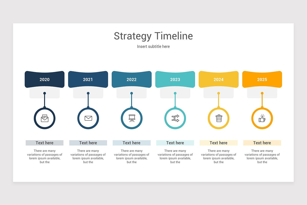 Custom Timeline PowerPoint Template | Nulivo Market