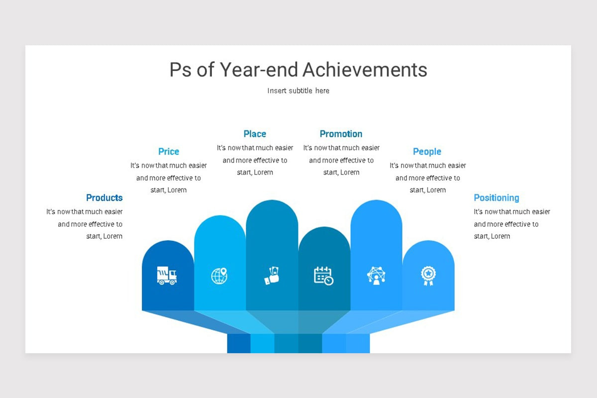 Year End Achievements PowerPoint Template | Nulivo Market