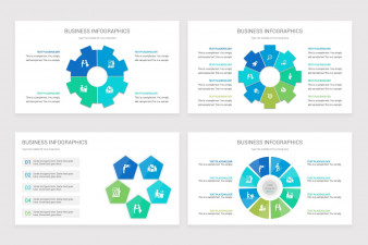 Simple Business Infographics PowerPoint Template | Nulivo Market