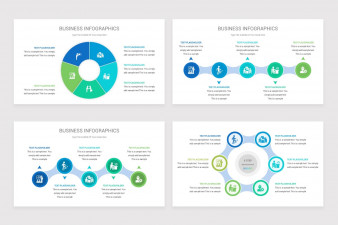 Simple Business Infographics PowerPoint Template | Nulivo Market