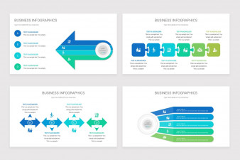 Simple Business Infographics PowerPoint Template | Nulivo Market