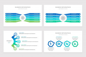 Simple Business Infographics PowerPoint Template | Nulivo Market