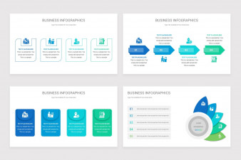Simple Business Infographics PowerPoint Template | Nulivo Market