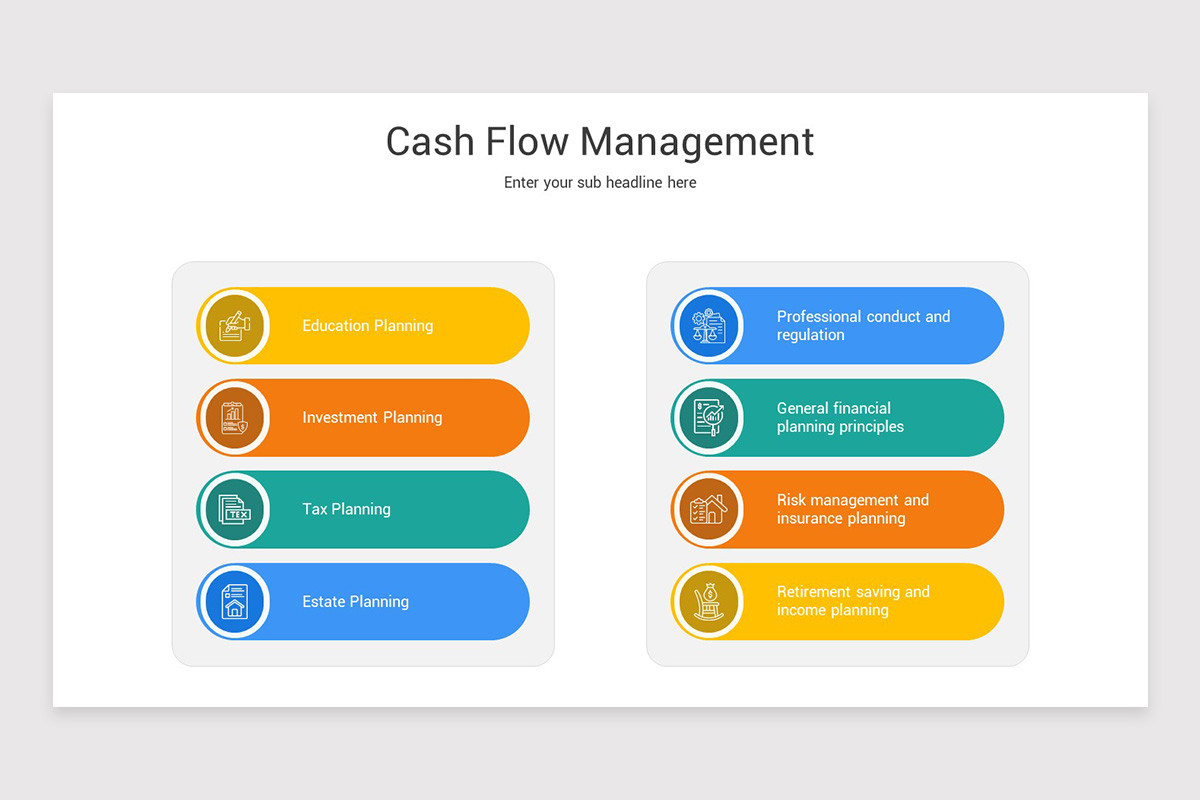 Cash Flow Management PowerPoint Template | Nulivo Market