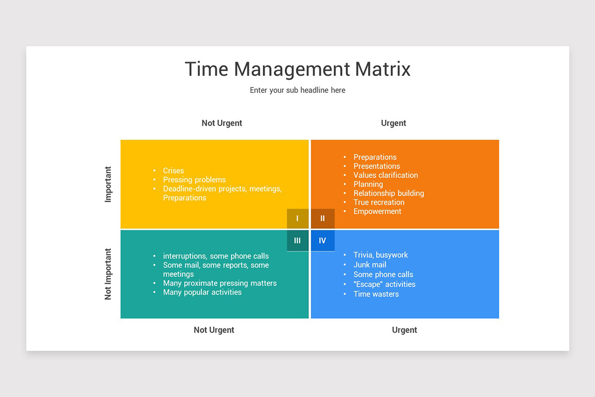 Time Management Presentation PowerPoint Template | Nulivo Market