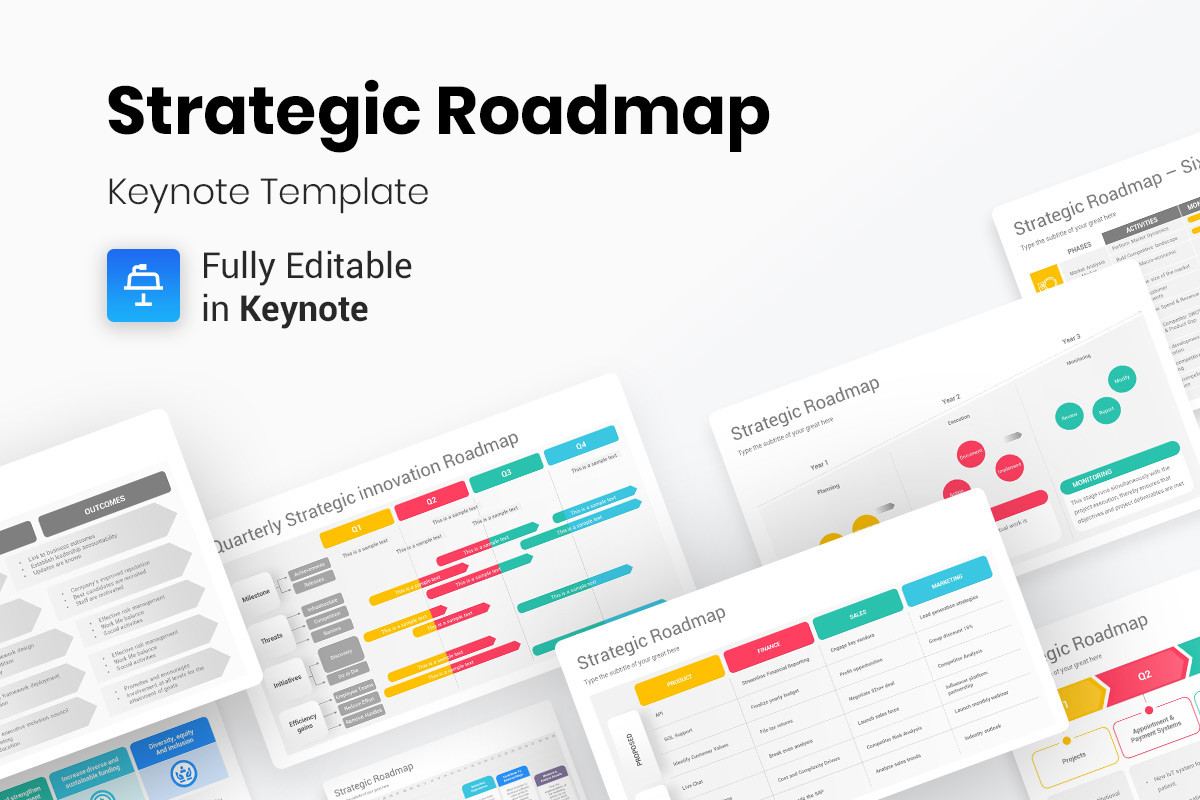 Strategic Roadmap Keynote Template | Nulivo Market