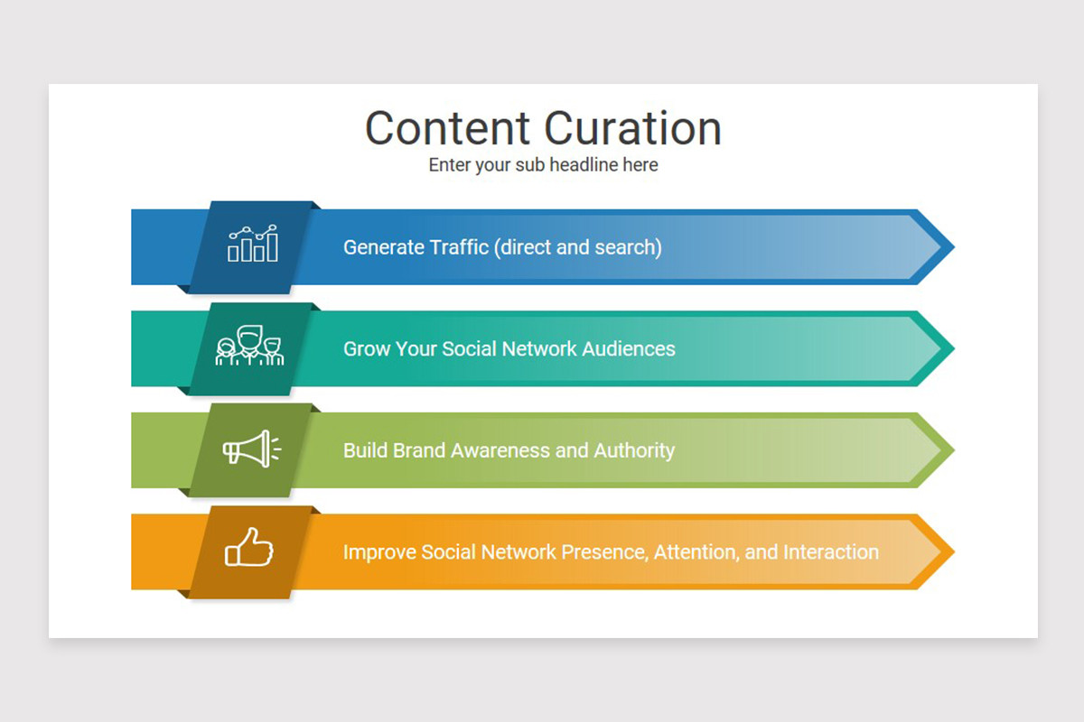 Content Curation Keynote Template | Nulivo Market