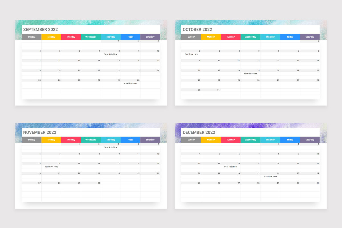 2022 Calendar PowerPoint Template | Nulivo Market