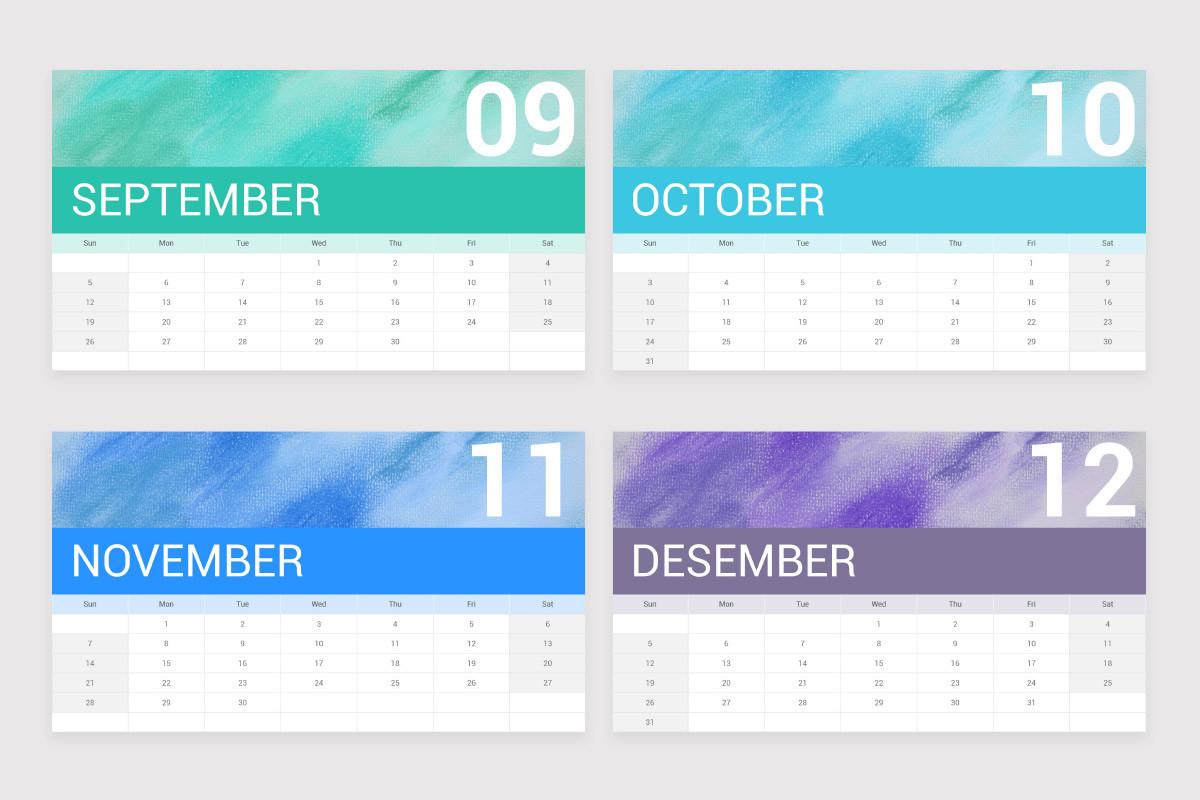 2022 Calendar Google Slides Template | Nulivo Market