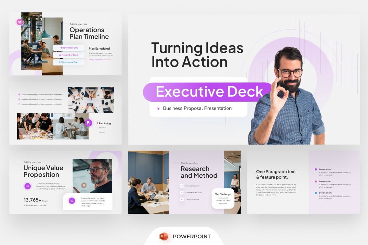Project Proposal PowerPoint Template | Nulivo Market