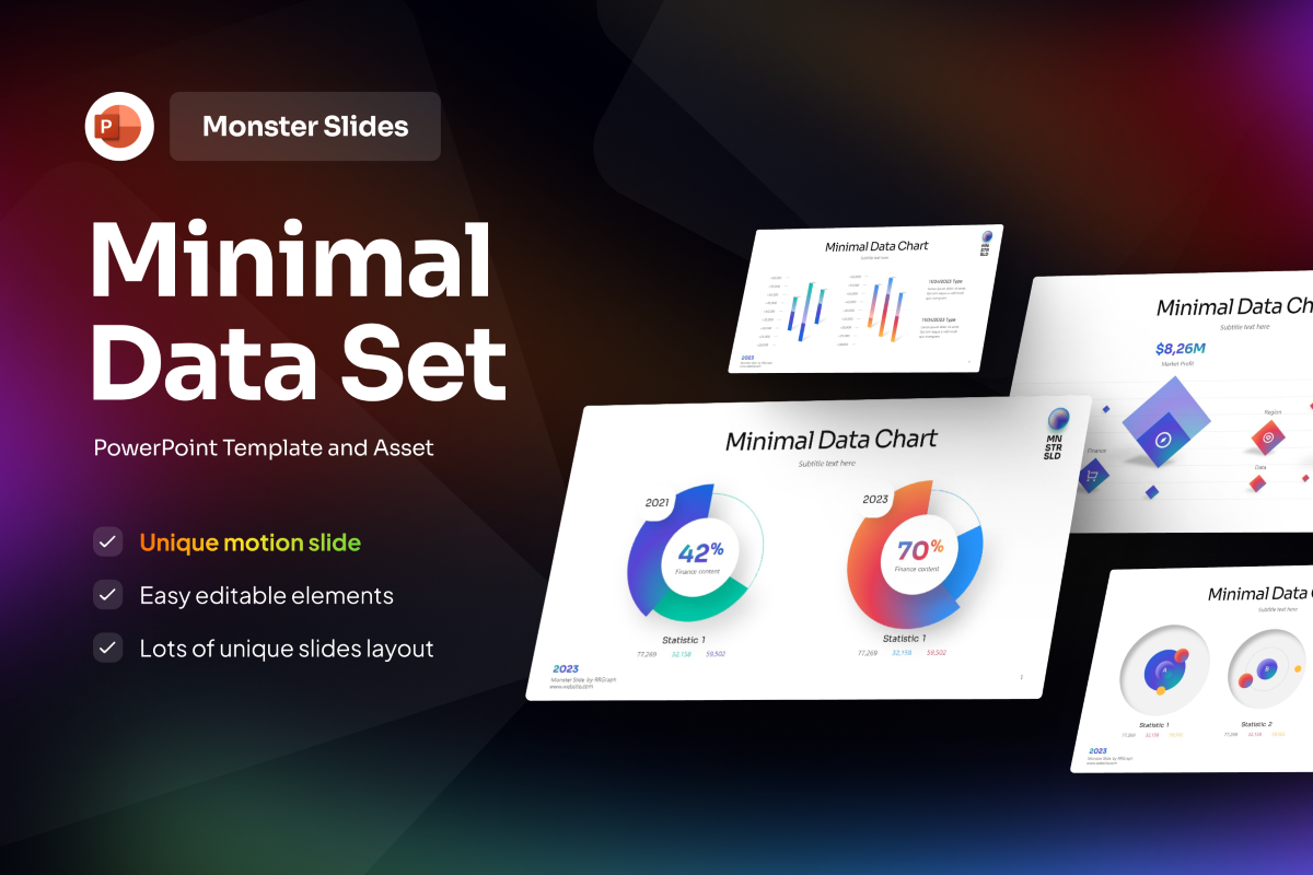 Monster Slides Minimal Data Set | Nulivo Market