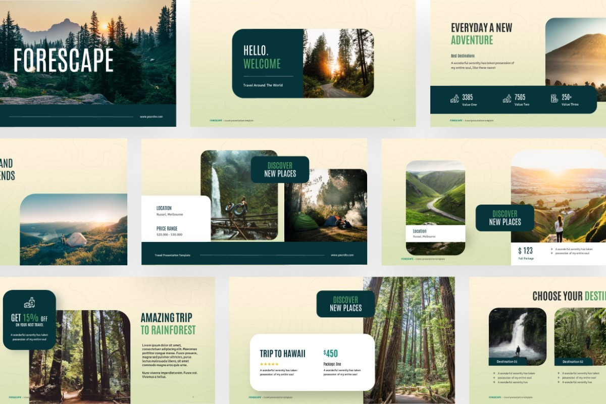 Travels Powerpoint Template | Nulivo Market