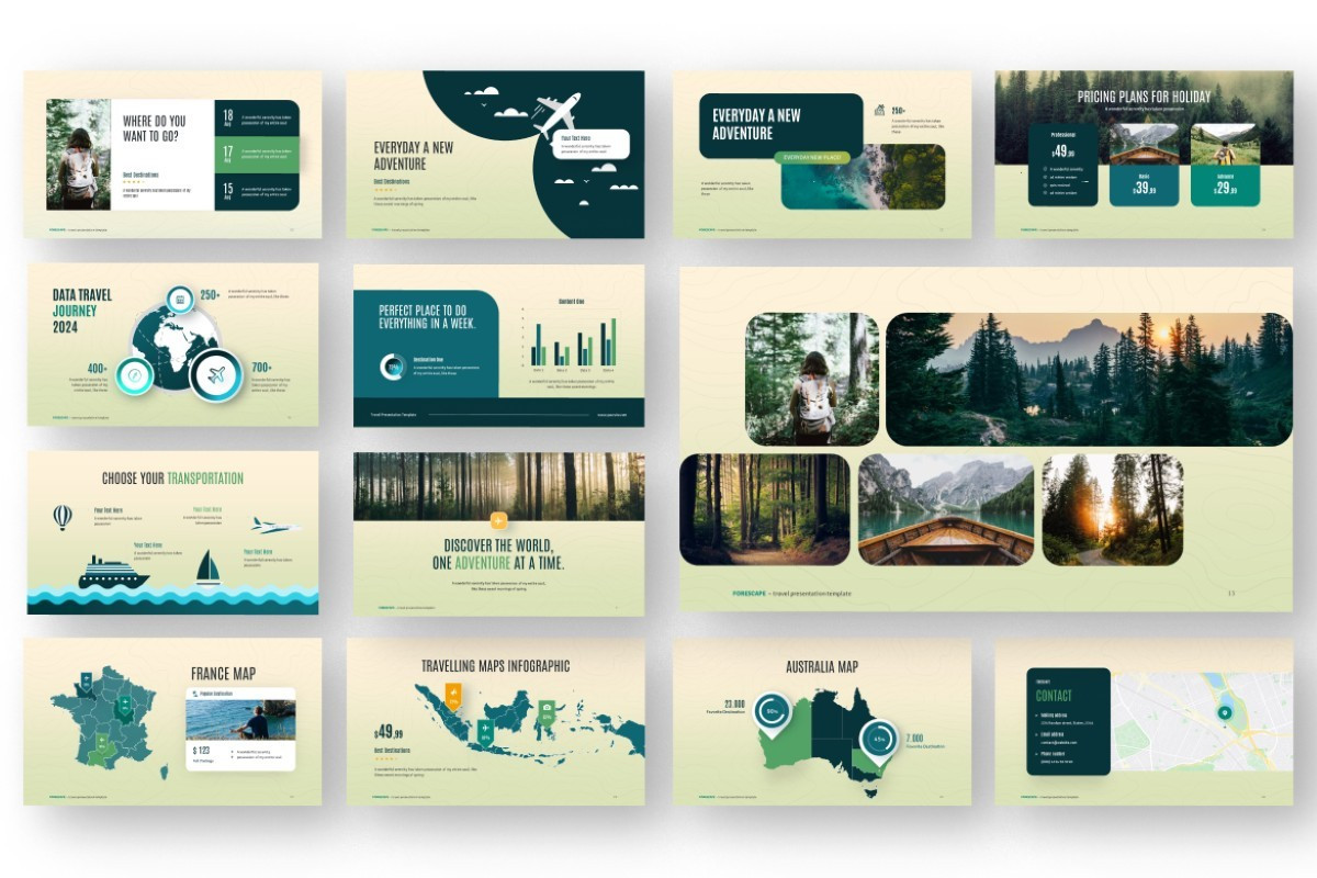 Travels Powerpoint Template | Nulivo Market