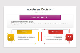 Investment Decisions PowerPoint Presentation Template | Nulivo Market
