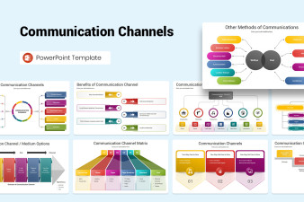 Communication Channels PowerPoint Template | Nulivo Market