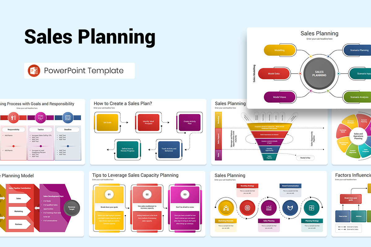 Sales Planning PowerPoint Template | Nulivo Market