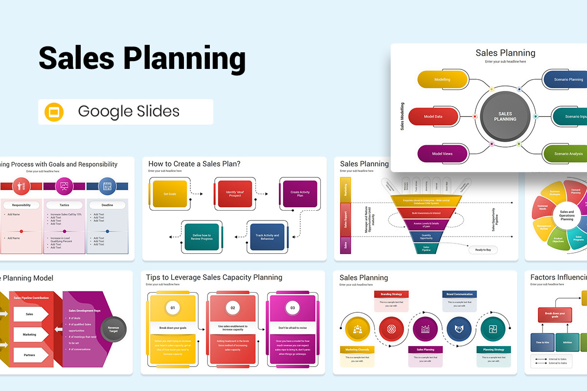 Sales Planning Google Slides Template | Nulivo Market