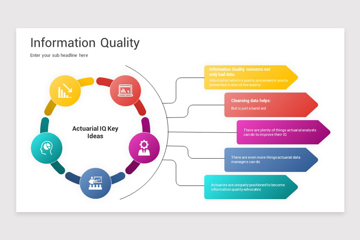 Information Quality PowerPoint Template | Nulivo Market