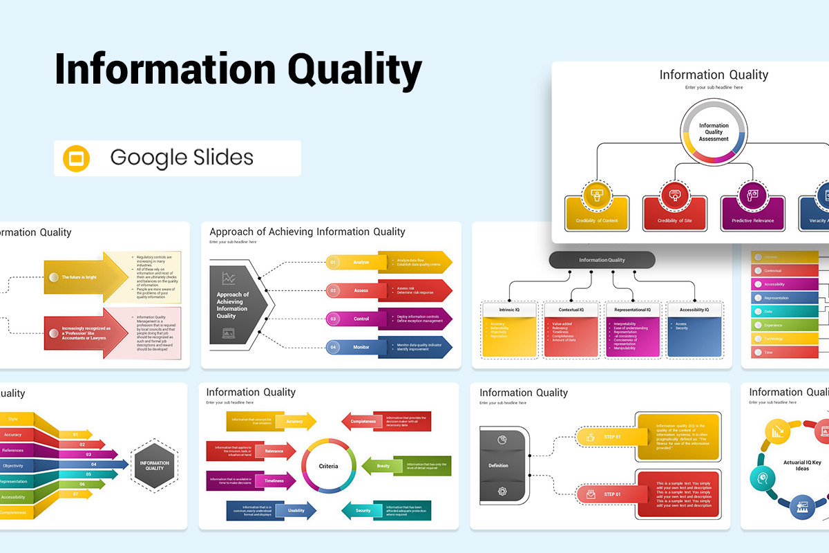 Information Quality Google Slides Template | Nulivo Market