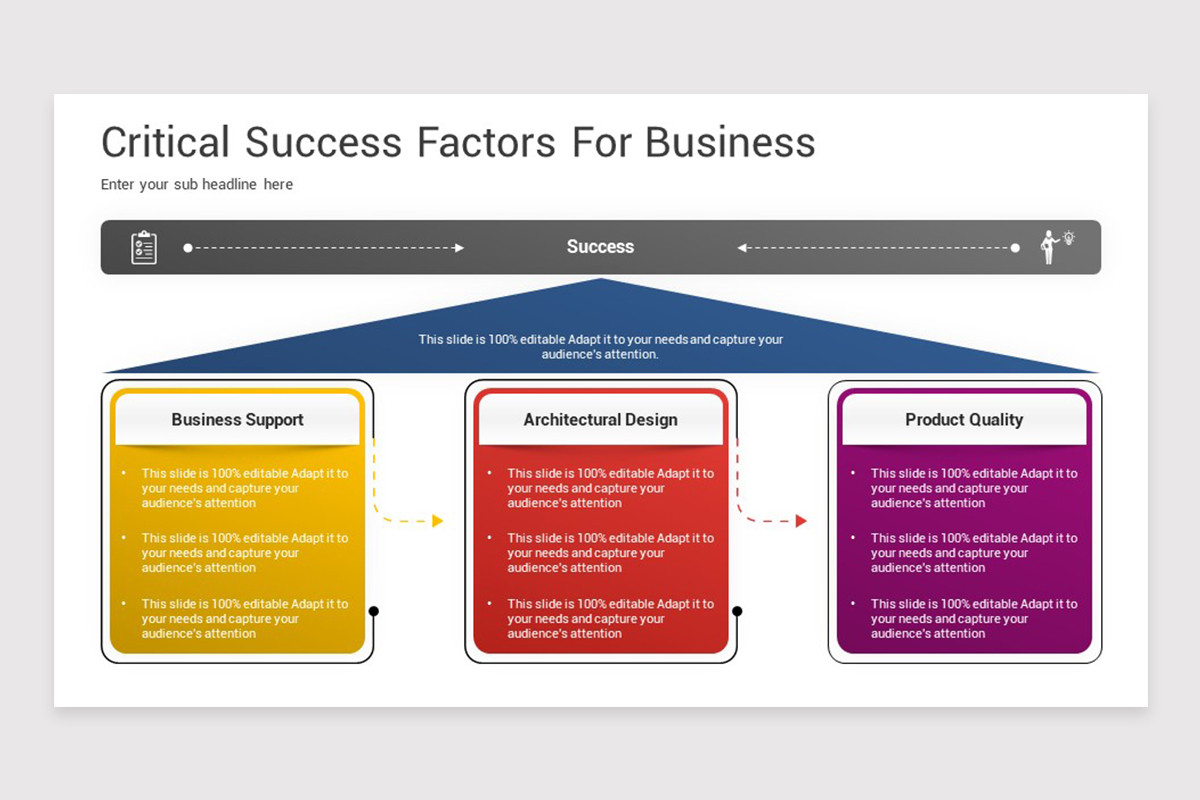 Critical (Key) Success Factors PowerPoint Template | Nulivo Market