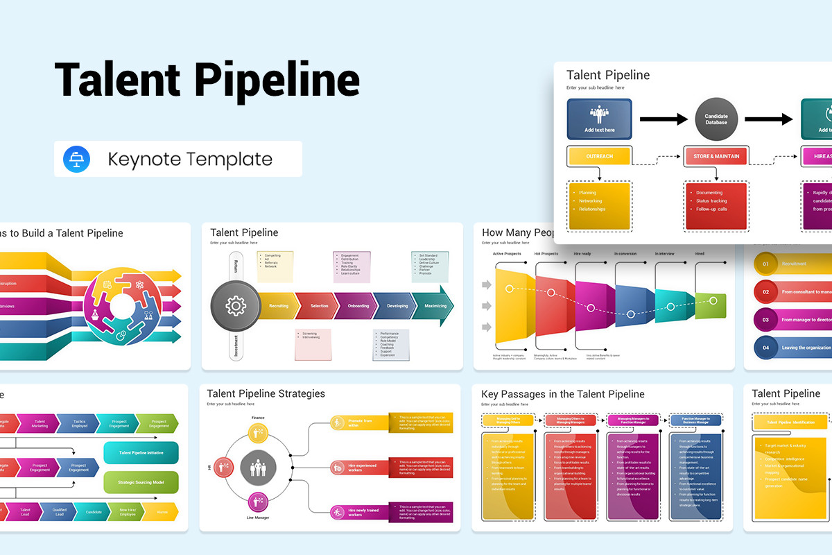 Talent Pipeline Keynote Template | Nulivo Market