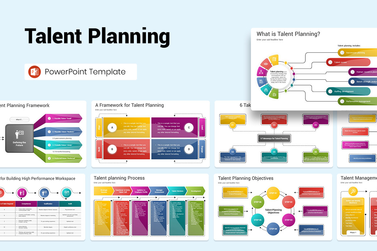 Talent Planning PowerPoint Template | Nulivo Market