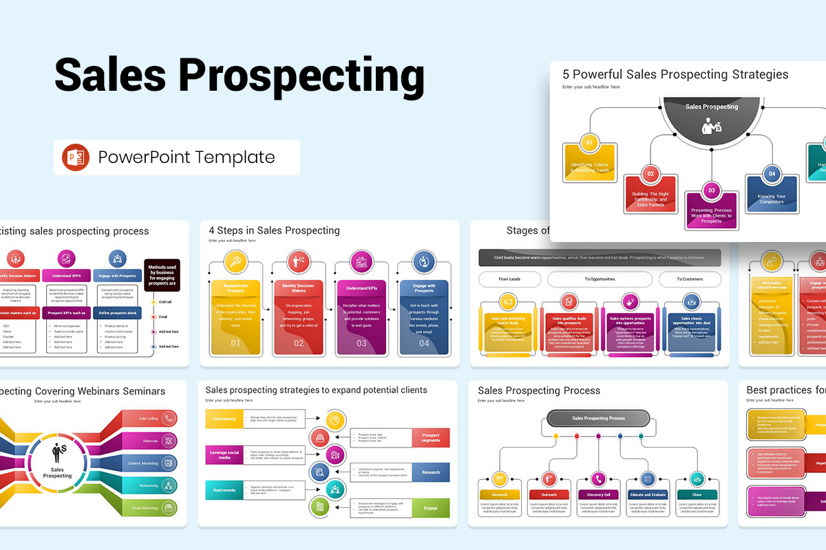 Sales Prospecting PowerPoint Template | Nulivo Market