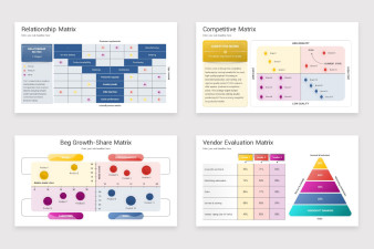 Matrix Diagram Collection Google Slides Template | Nulivo Market