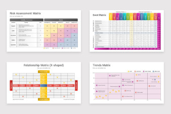 Matrix Diagram Collection Google Slides Template | Nulivo Market