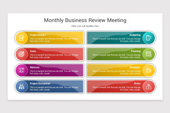 Monthly Business Review PowerPoint Template | Nulivo Market