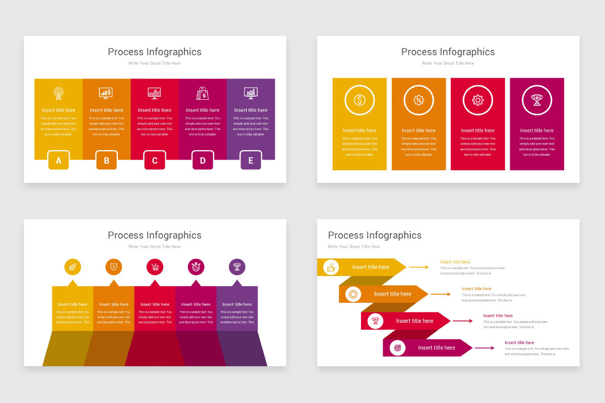 Process Infographics Keynote Template | Nulivo Market
