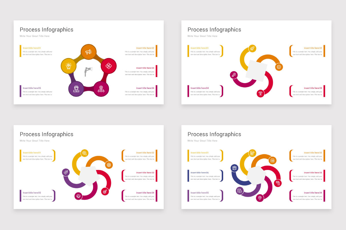 Process Infographics Keynote Template | Nulivo Market