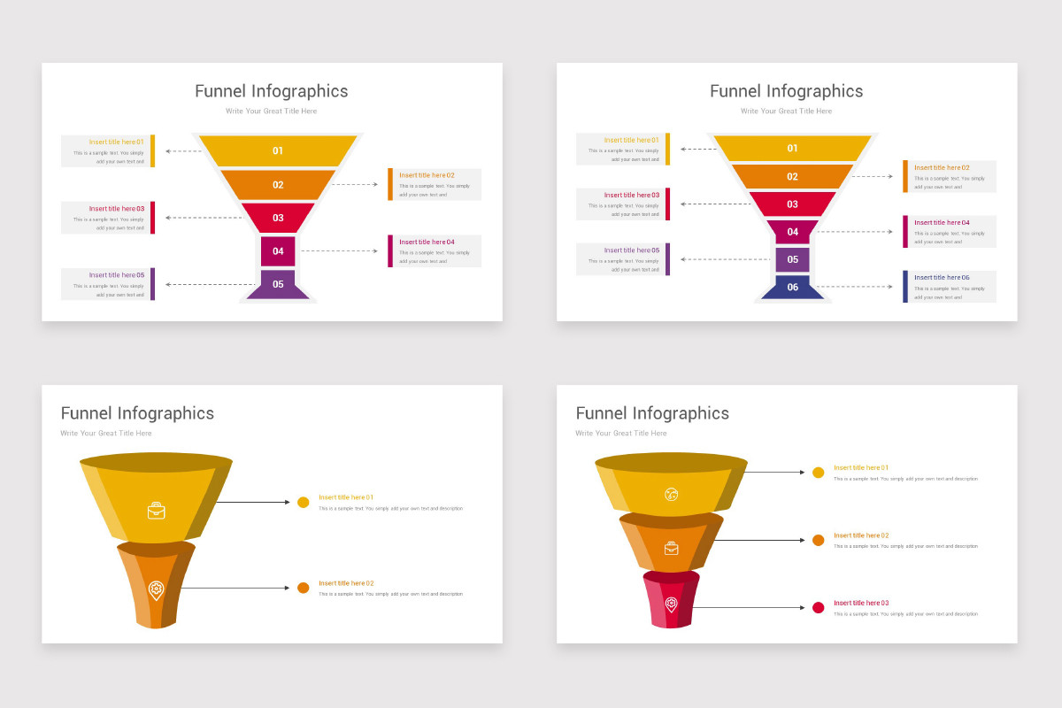 Funnel Infographics Keynote Template | Nulivo Market