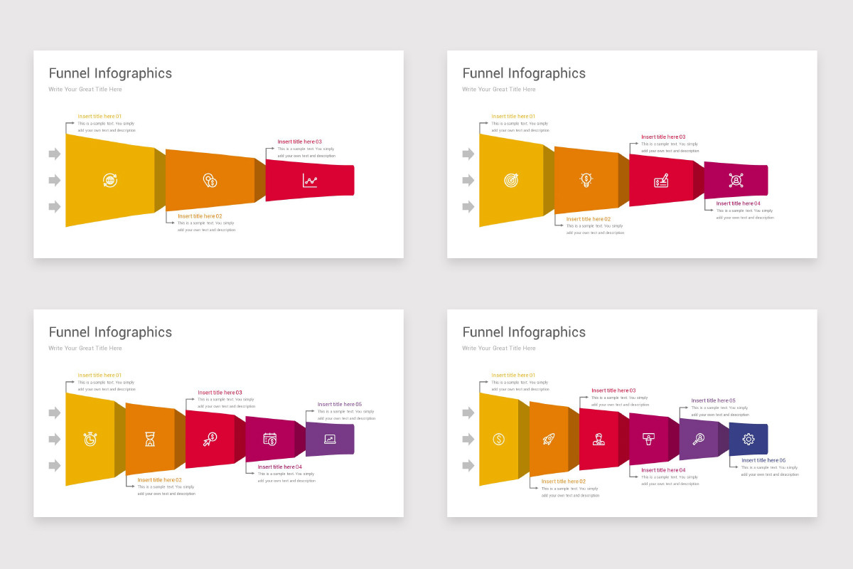 Funnel Infographics Keynote Template | Nulivo Market