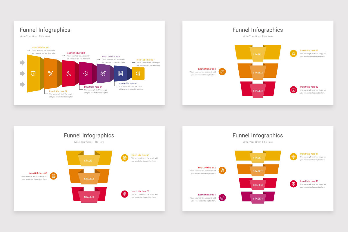 Funnel Infographics Keynote Template | Nulivo Market