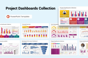 Project Dashboards Collection PowerPoint Template | Nulivo Market