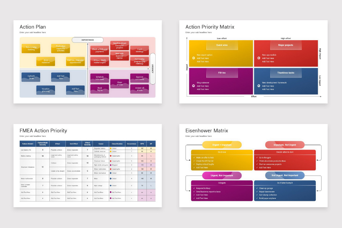 Action Plan PowerPoint Template | Nulivo Market