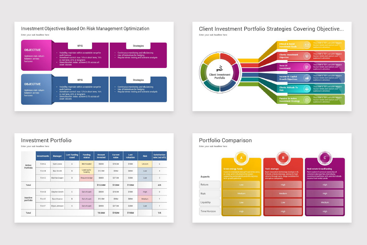 Investment Strategies Google Slides Template | Nulivo Market