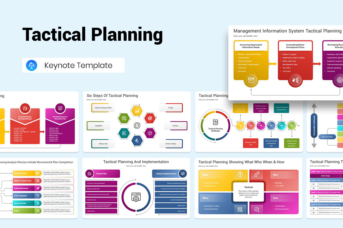 Tactical Planning Keynote Template | Nulivo Market