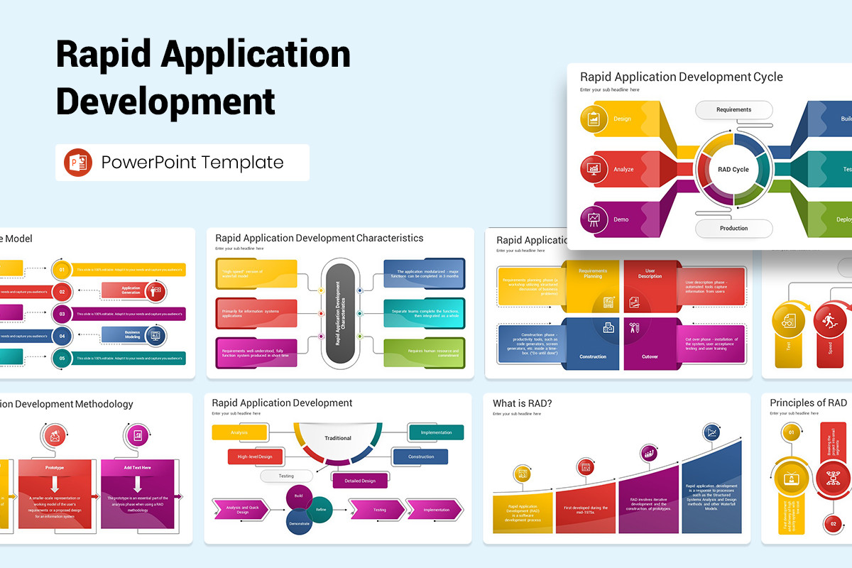 Rapid Application Development PowerPoint Template | Nulivo Market