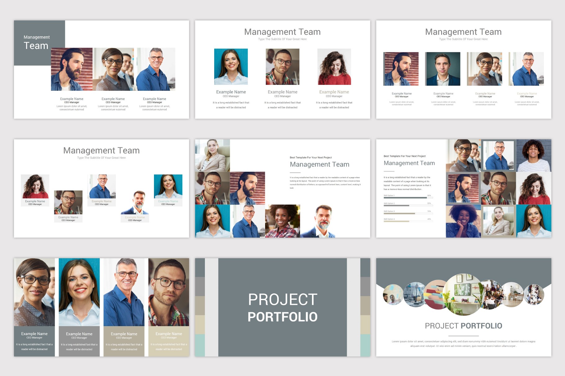 Mega Solutions Google Slides Template | Nulivo Market