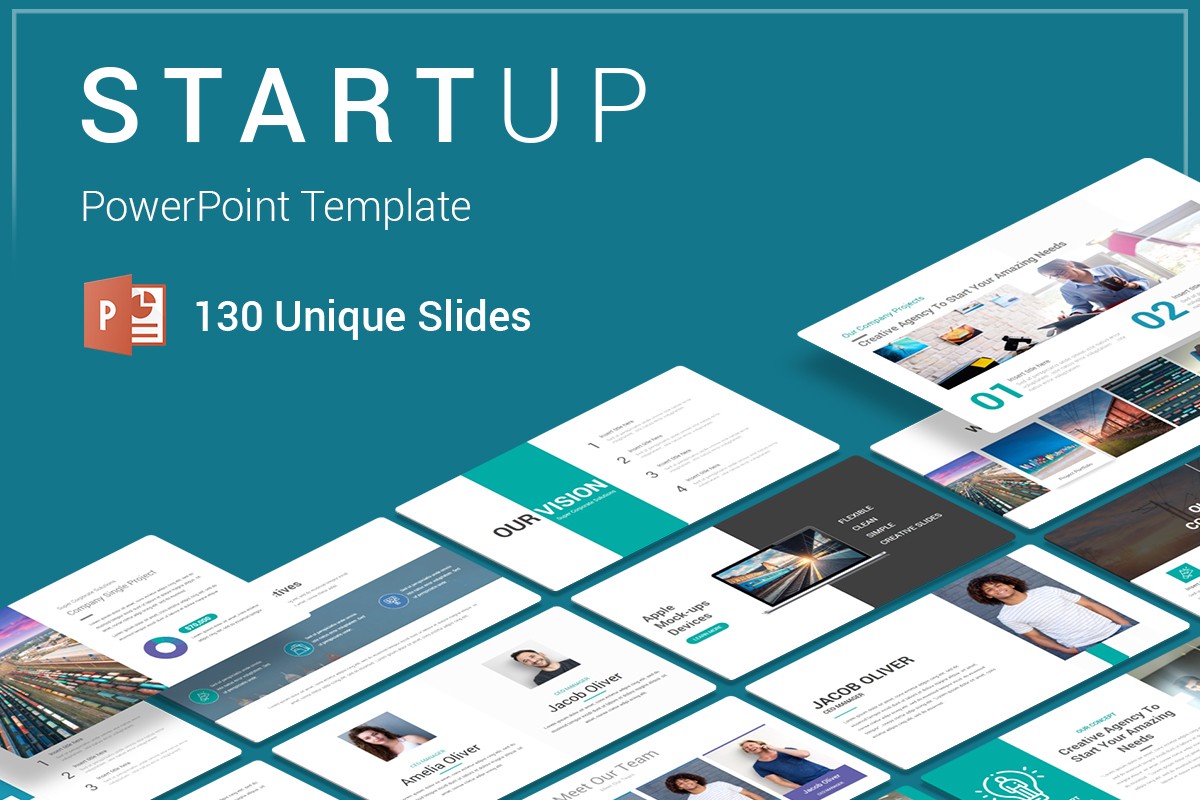 Startup PowerPoint Presentation Template Nulivo Market