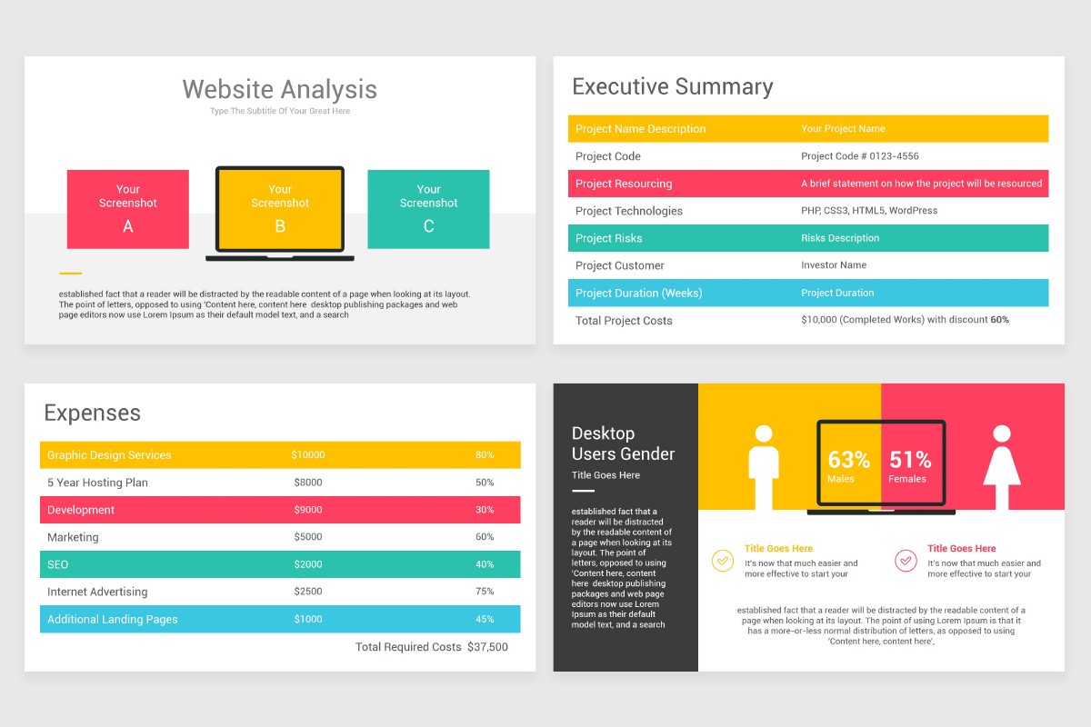 Website Google Slides Presentation Template | Nulivo Market