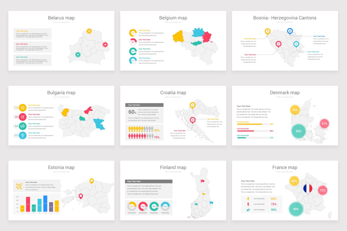 World Maps Google Slides Template | Nulivo Market